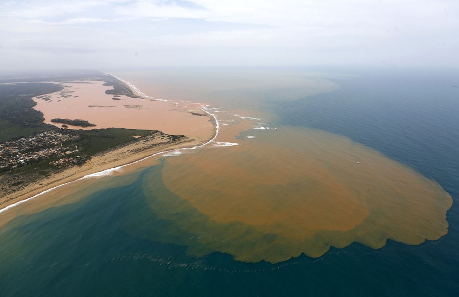 Red Sludge From Brazilian Dam Collapse Reaches the Atlantic - The Atlantic