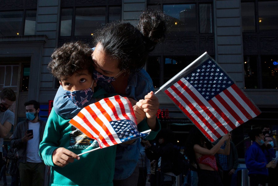 Photos: Celebrations in City Streets After Biden Win - The Atlantic