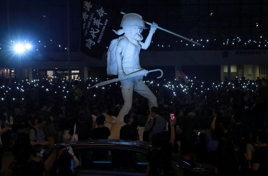 Photos: Hong Kong Pro-Democracy Protests Build Ahead of China’s ...