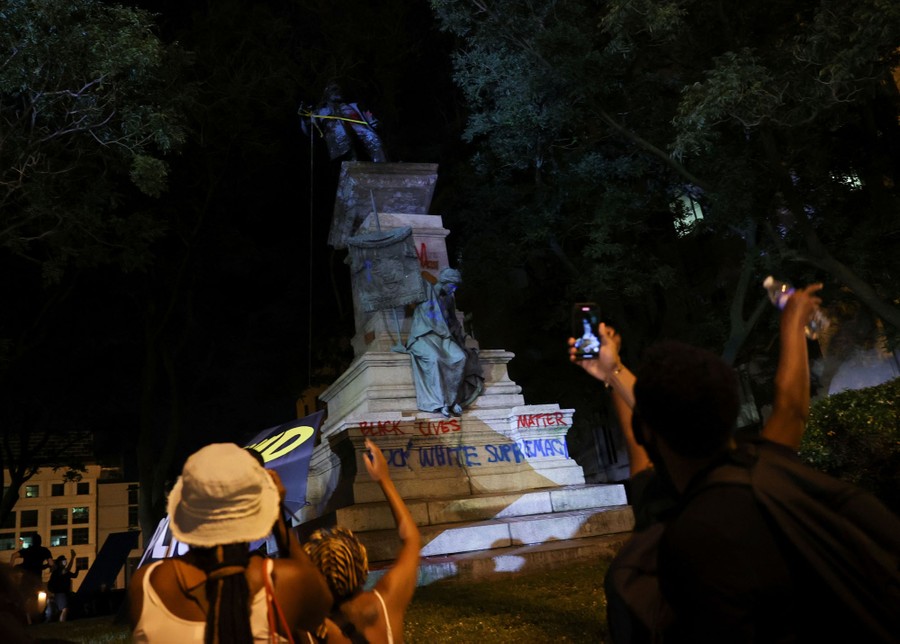 Photos: The Statues Brought Down Since the George Floyd Protests Began ...