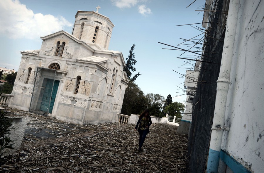 A Traditional Easter Rocket War in Greece - The Atlantic