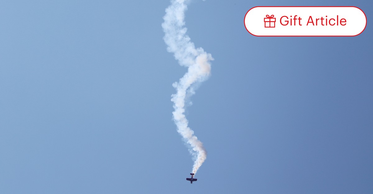 arrow spirals in flight