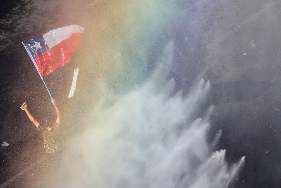 Photos Protests Erupt Across Chile The Atlantic
