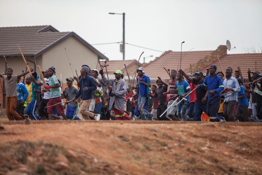 Photos of the Week: Baobab Alley, Armed Mob, River Rescue - The Atlantic