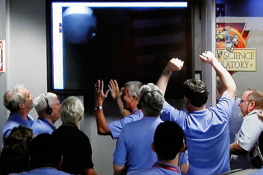 Nasa Mission Control Celebration