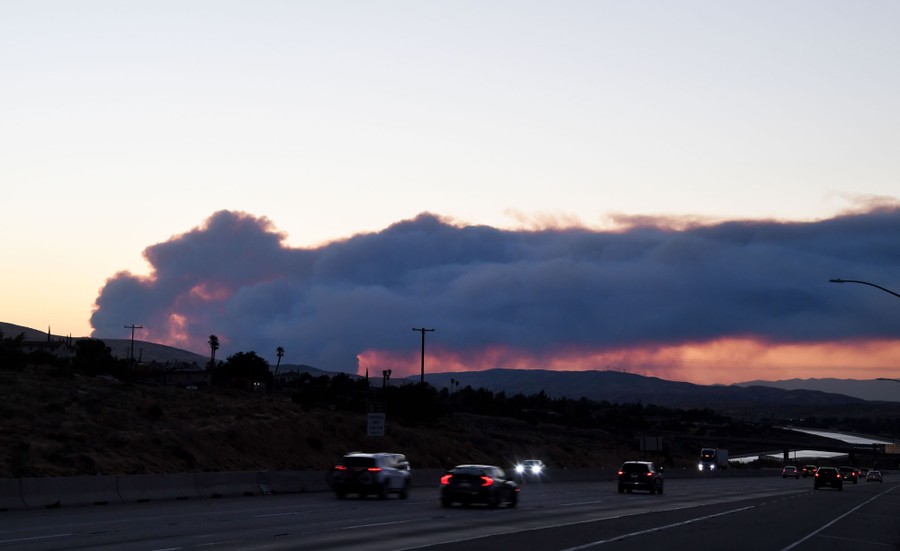 Photos: California’s Fast-Moving Lake Fire - The Atlantic