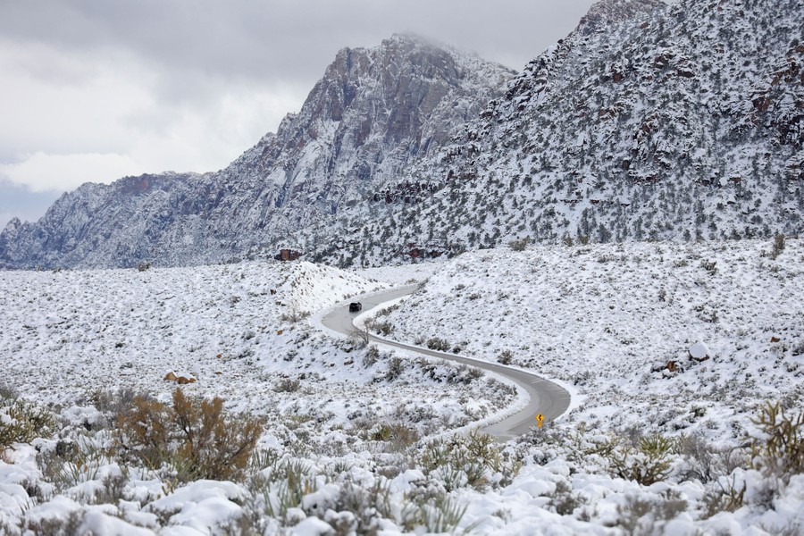 Photos: A Blanket of Snow for California - The Atlantic